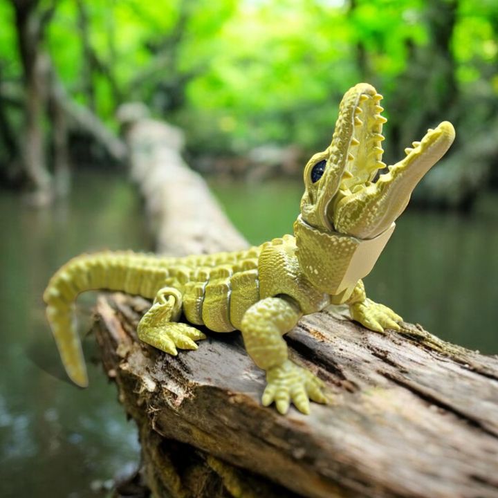 3D Printable Articulated Alligator by RAKI-BOX
