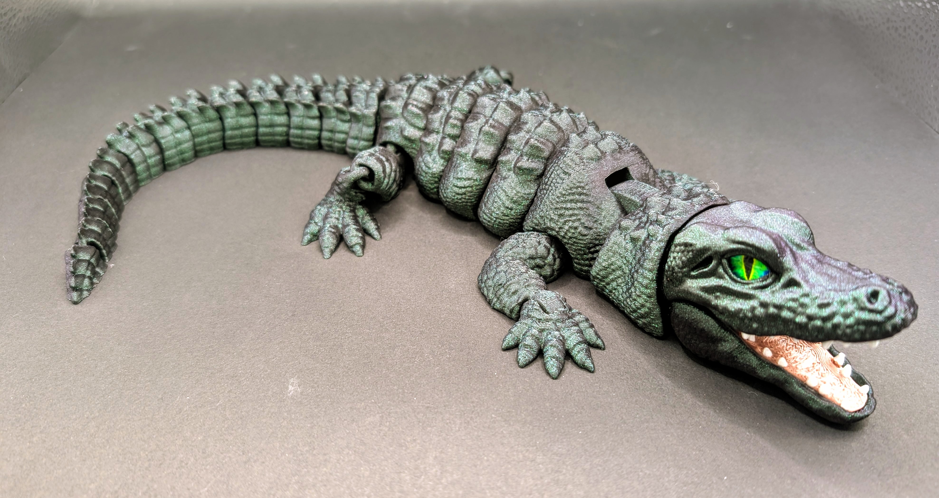 3D Printable Articulated Alligator by RAKI-BOX