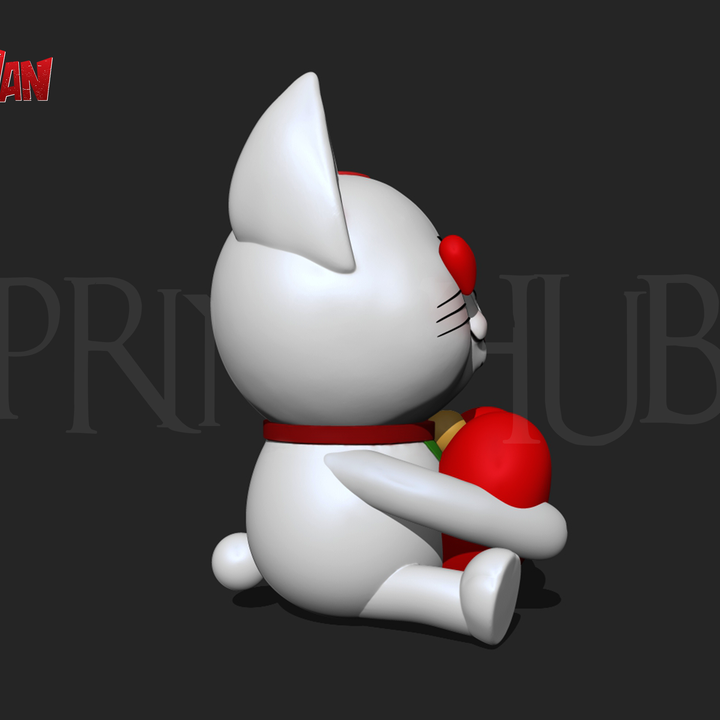 3D Printable Dandadan Turbo Doll Valentine Special Model by Printhub