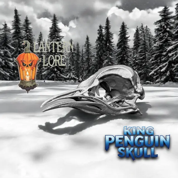 3D Printable King Penguin Skull by Lantern Lore