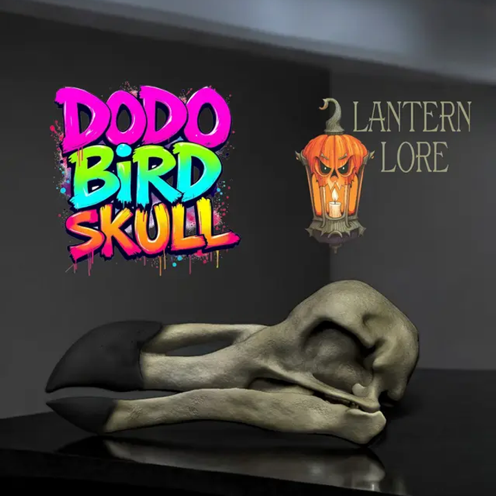 3D Printable Dodo Bird Skull by Lantern Lore