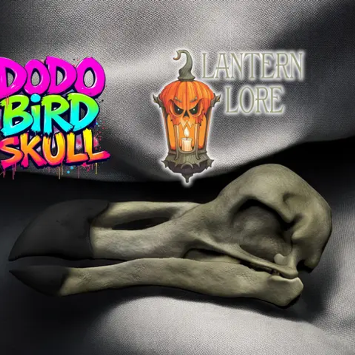 3D Printable Dodo Bird Skull by Lantern Lore