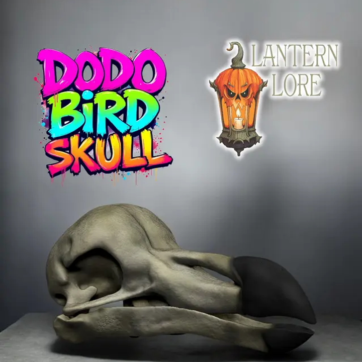 3D Printable Dodo Bird Skull by Lantern Lore