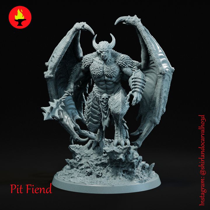 3D Printable Pit Fiend by Evil Forge Studio