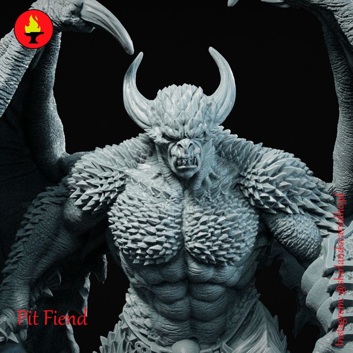 3D Printable Pit Fiend by Evil Forge Studio