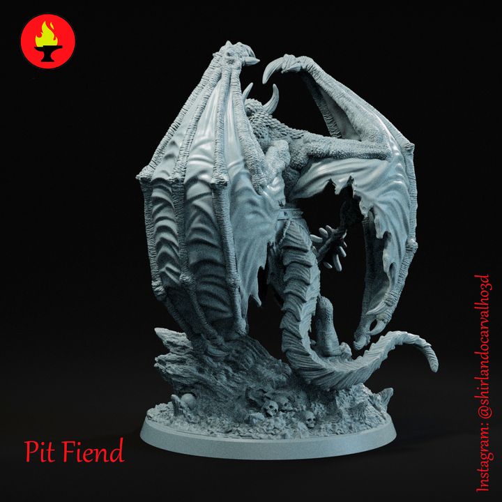 3D Printable Pit Fiend by Evil Forge Studio