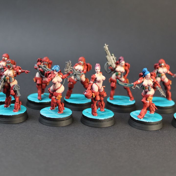 3D Print of Valkyrie Drop Squad by Doomhand