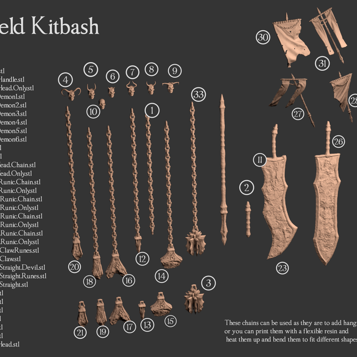 3D Printable HELL! Bundle - Hellscape Terrain by Making Tlon