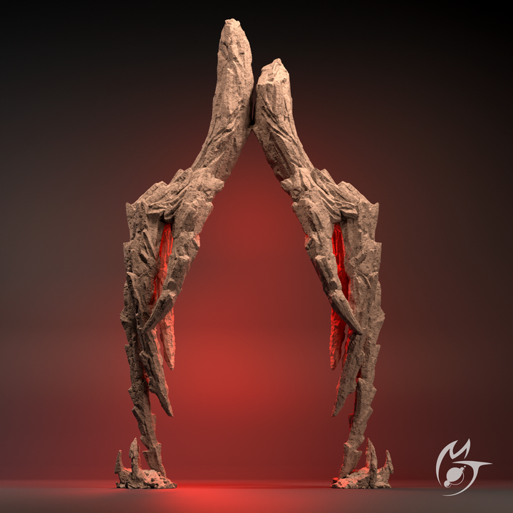 3D Printable HELL! Bundle - Hellscape Terrain by Making Tlon