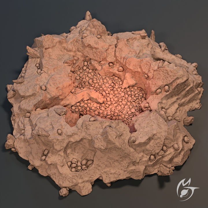 3D Printable Hellscape Blood Pools by Making Tlon