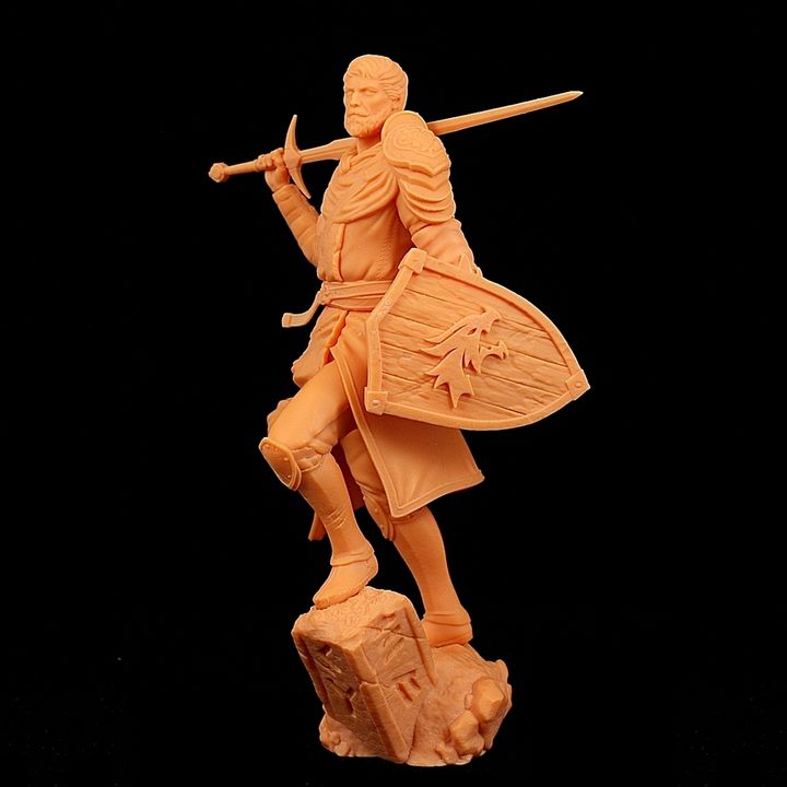 3D Printable Medieval Dragon Knight by Oliver Spaeth