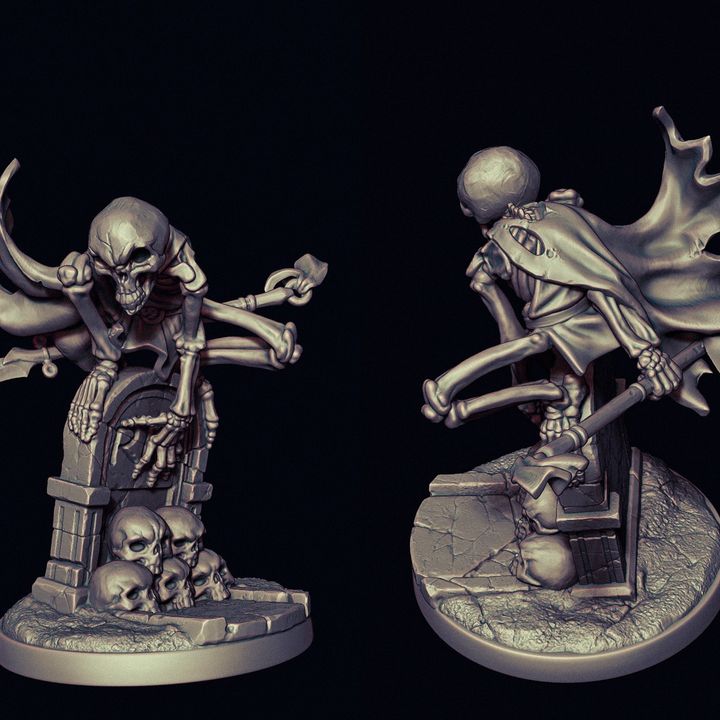 3D Printable Crazy Skeletons - Skeleton 18 by Arminas Didziokas