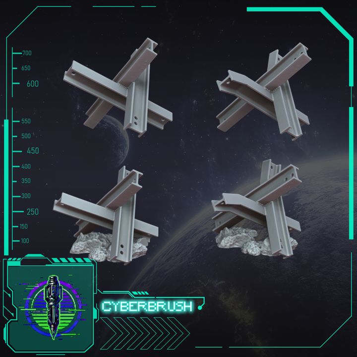 3D Printable Anti-tank Obstacles by Cyberbrush