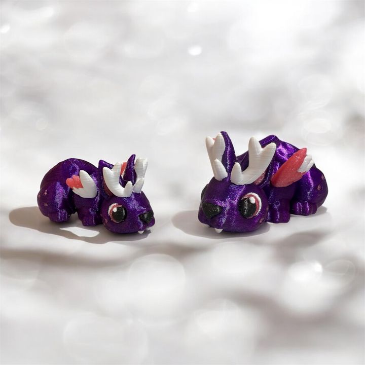 3D Printable Mini Cryptids Set 1 - Kitsune - Jersey Devil -Wolpertinger ...