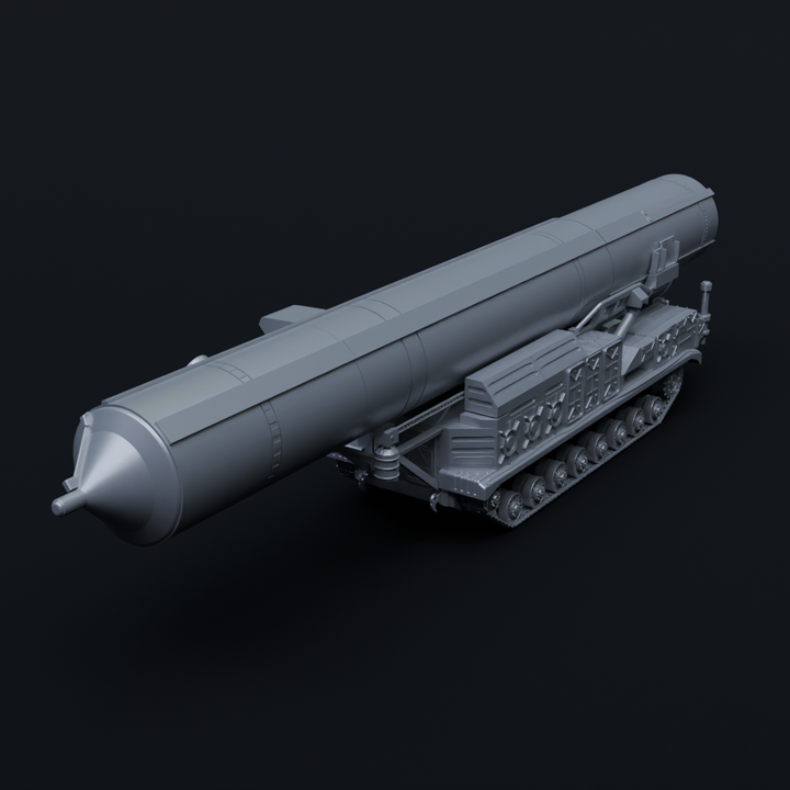 3D Printable RT-20PM SS 15 Scrooge ICBM TEL by The Military Industrial Complex