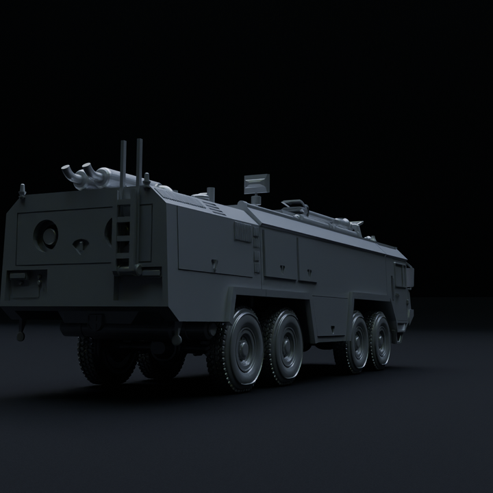 3D Printable Bundeswehr Faun FlKFz Firefighting Vehicle by The Military ...