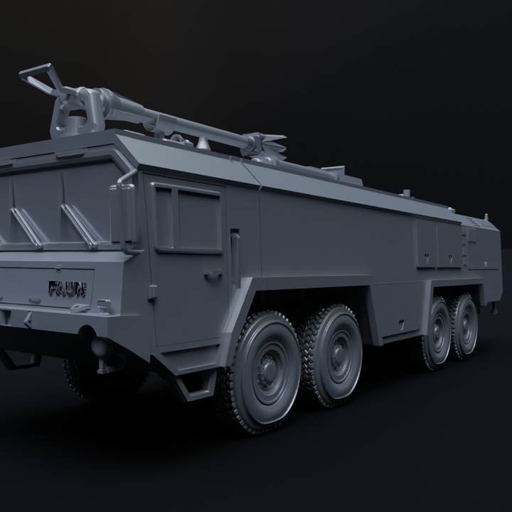 3D Printable Bundeswehr Faun FlKFz Firefighting Vehicle by The Military ...