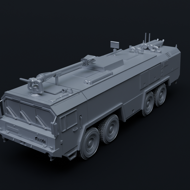3D Printable Bundeswehr Faun FlKFz Firefighting Vehicle by The Military ...