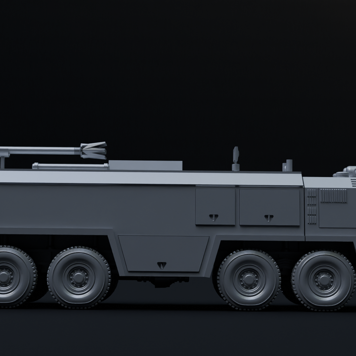 3D Printable Bundeswehr Faun FlKFz Firefighting Vehicle by The Military ...
