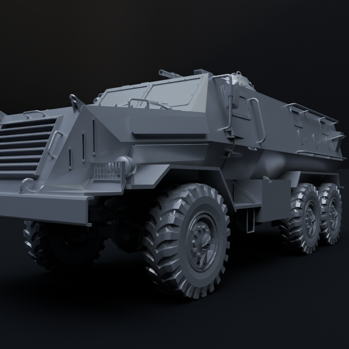 3D Printable Russian Ural Chekan MRAP PMC Wagner with Interiors by The ...