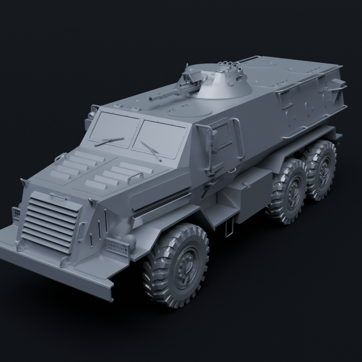 3D Printable Russian Ural Chekan MRAP PMC Wagner with Interiors by The ...