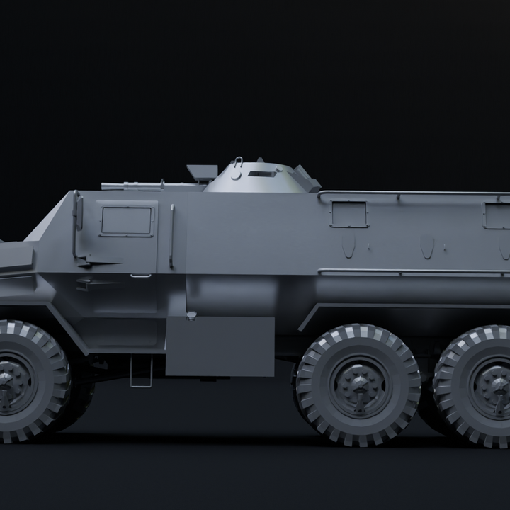 3D Printable Russian Ural Chekan MRAP PMC Wagner with Interiors by The ...