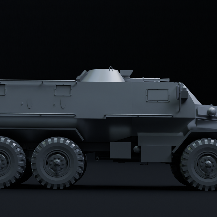 3D Printable Russian Ural Chekan MRAP PMC Wagner with Interiors by The ...