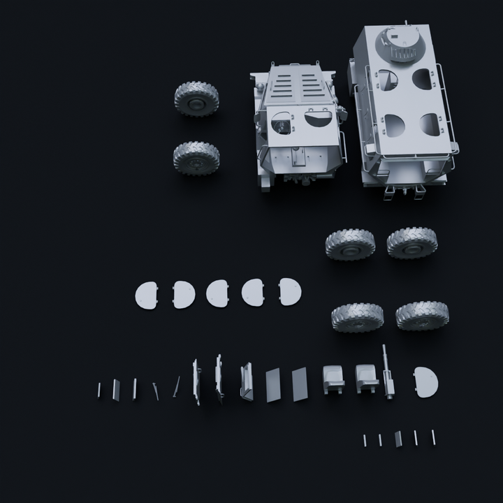 3D Printable Russian Ural Chekan MRAP PMC Wagner with Interiors by The ...