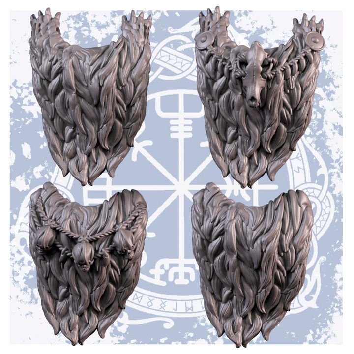 3D Printable Wolf cloak (Tribe Exclusive) by Sergeant Hammer