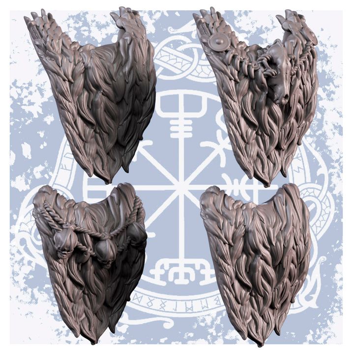 3D Printable Wolf cloak (Tribe Exclusive) by Sergeant Hammer