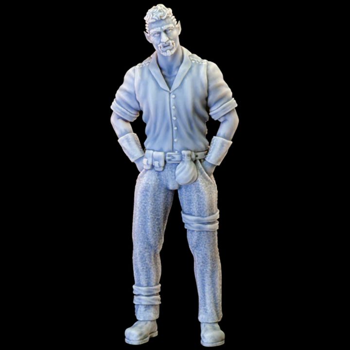 3D Printable Half Orc Worker - Not Your Average Trading District Vol ...