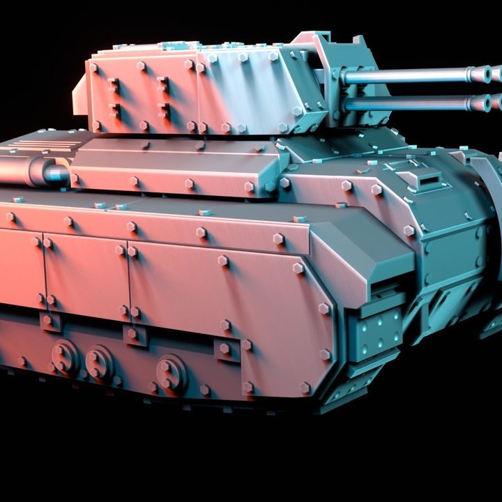 3D Printable Onager Assault Tank by Culverin Models