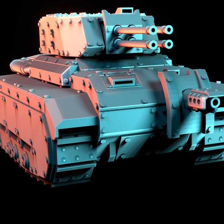 3D Printable Onager Assault Tank by Culverin Models