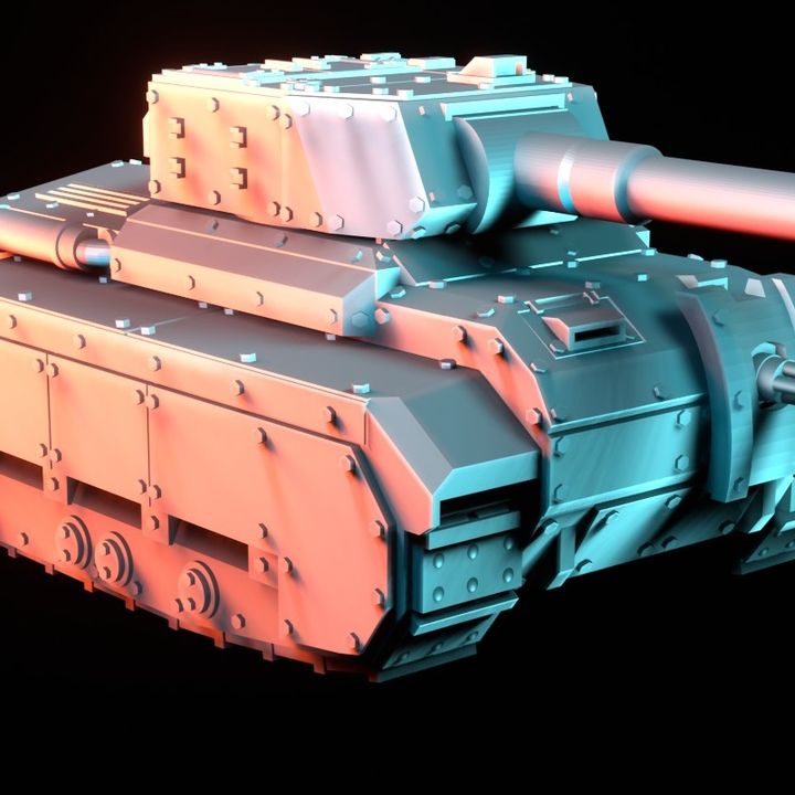 3D Printable Onager Assault Tank by Culverin Models