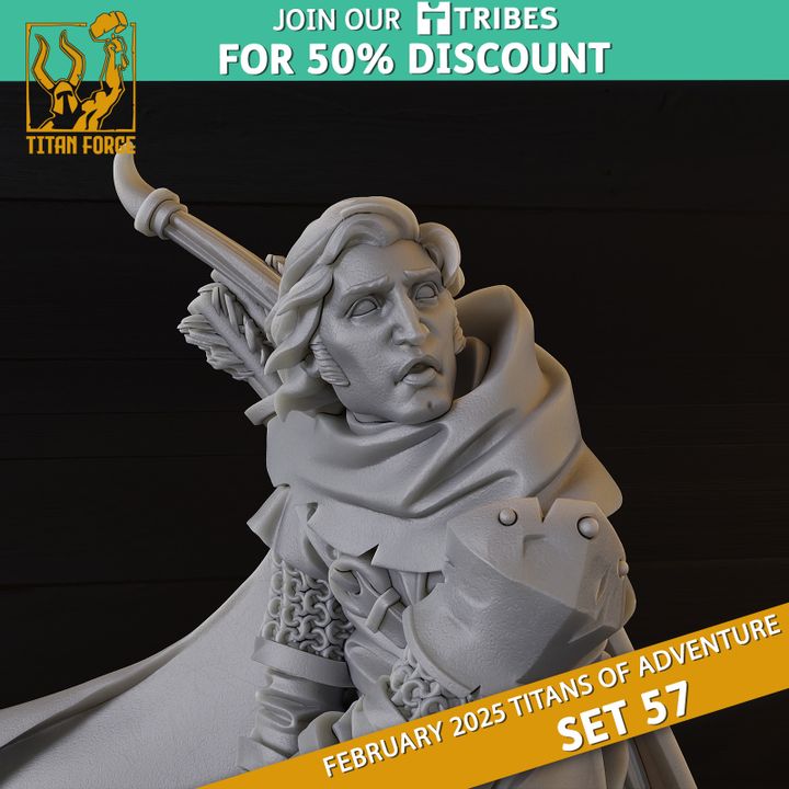 3D Printable RPG - DnD Hero Characters - Titans of Adventure Set 57 by ...
