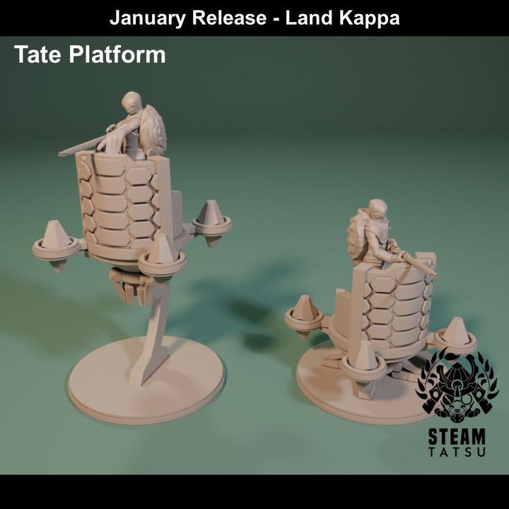 3D Printable Tate Platform by Steam Tatsu