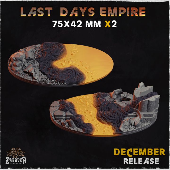 3D Printable Last Days Empire - Bases & Toppers (Big Set++) by Zabavka ...