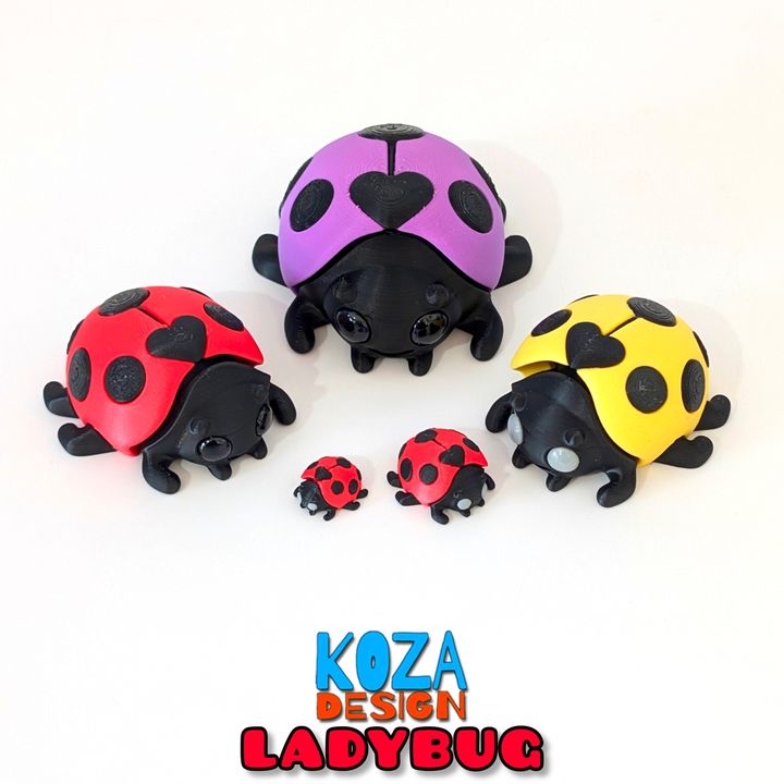 3D Printable LADYBUG by Koza Design