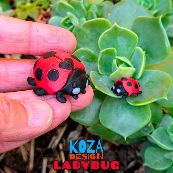 3D Printable LADYBUG by Koza Design