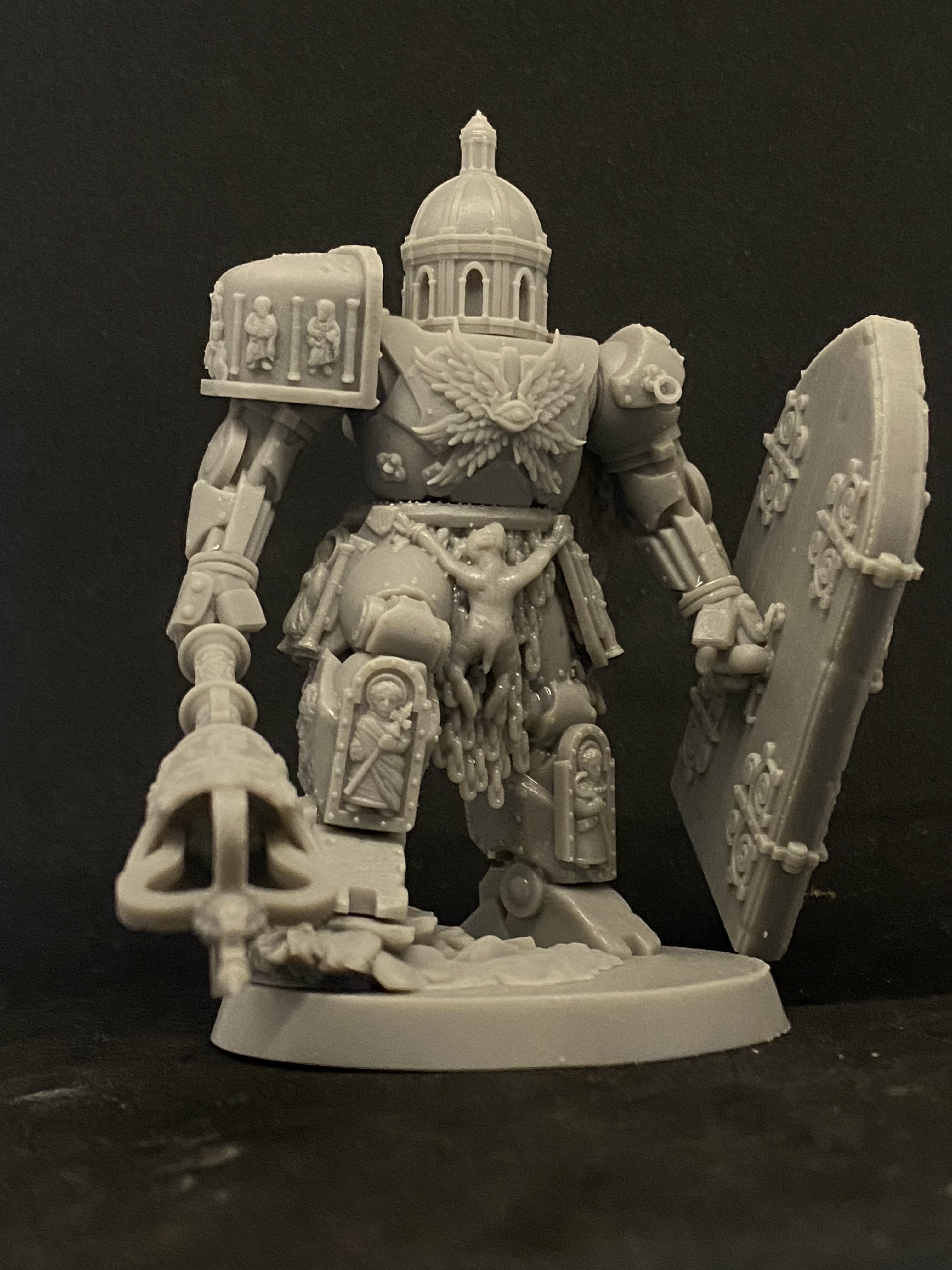 3D Printable QUIAPO SHRINE ANCHORITE by PAPSIKELS MINIATURES