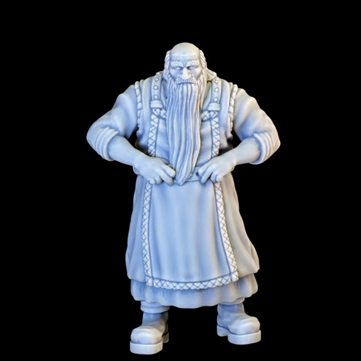 3D Printable Dwarf Worker - Not Your Average Trading District Vol. III ...