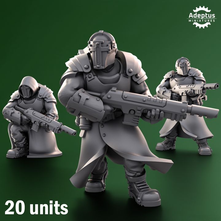 3D Printable Infantry Bundle. Crusaders Covenant. Imperial Guard by ...