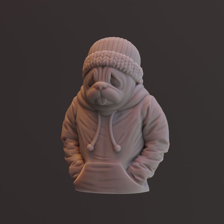 3D Printable Boring Gang Dog by Studio Tridimen