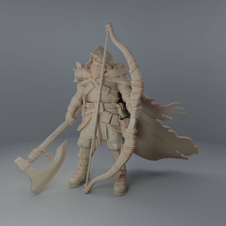 3D Printable Red HuntsMan / Little Red Collection by Mythologic Arts