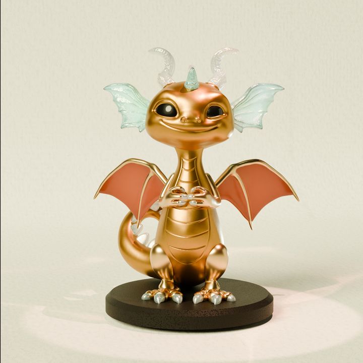 3D Printable Wise Dragon by Studio Tridimen