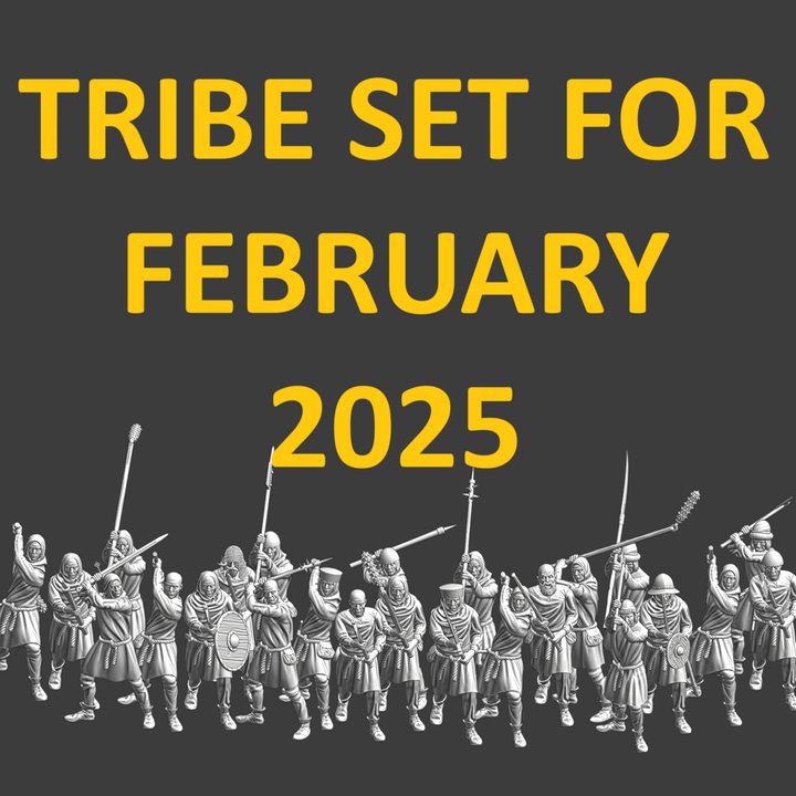 3D Printable Medieval Peasant Levy - Tribe Set February 25 by Northern ...