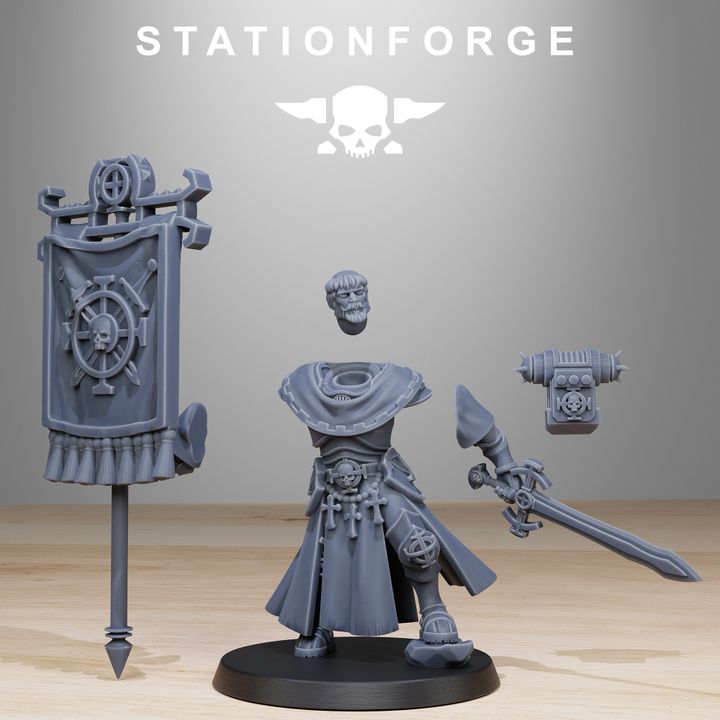 3D Printable Vodalites Flag Bearer by Station Forge
