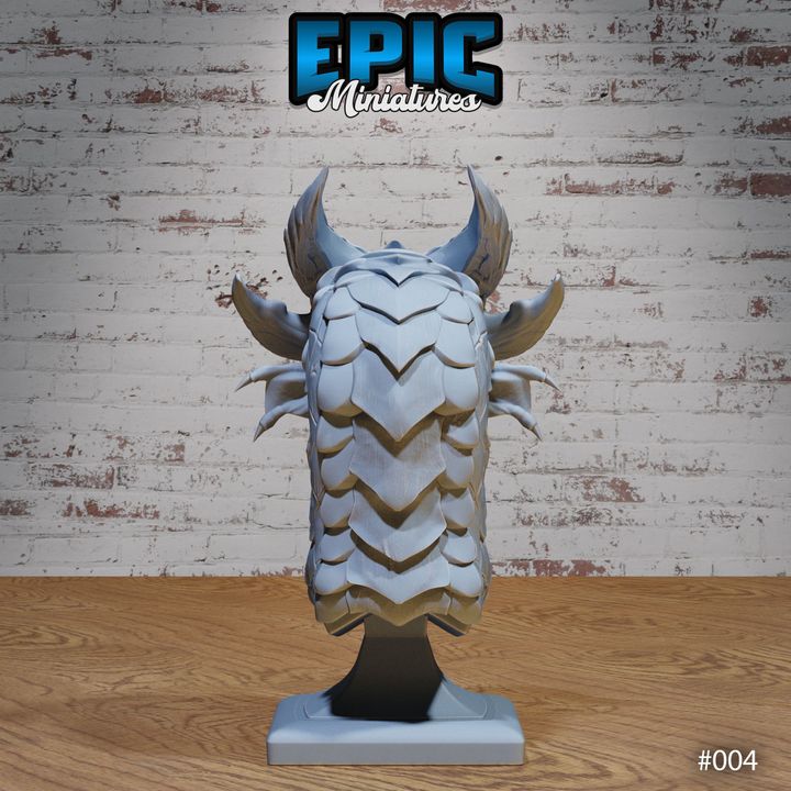 3D Printable Copper Dragon Bust / Drake Decoration / Collectible ...