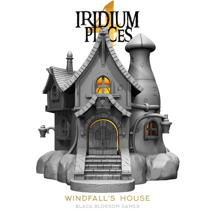 3D Printable IDP04S05 Windfall House :: Iridium Places 4 :: Black ...