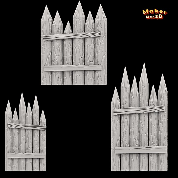 3D Printable Fence by MakerMan3D